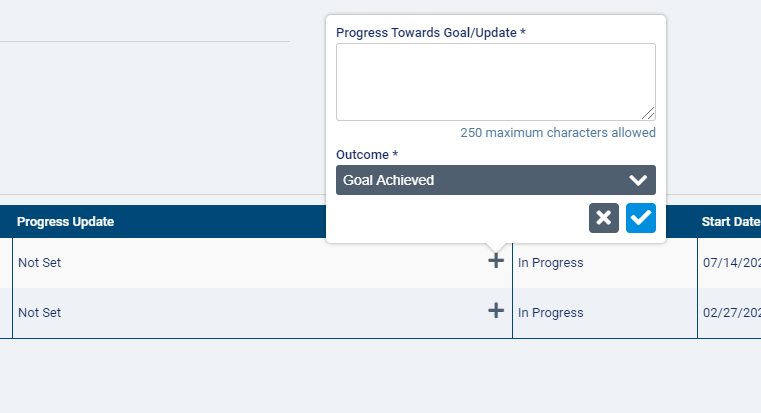 How do care plan goals work with Automated Provider Reports (APRs ...