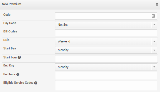 How do I set up Premium Rules? – AlayaCare