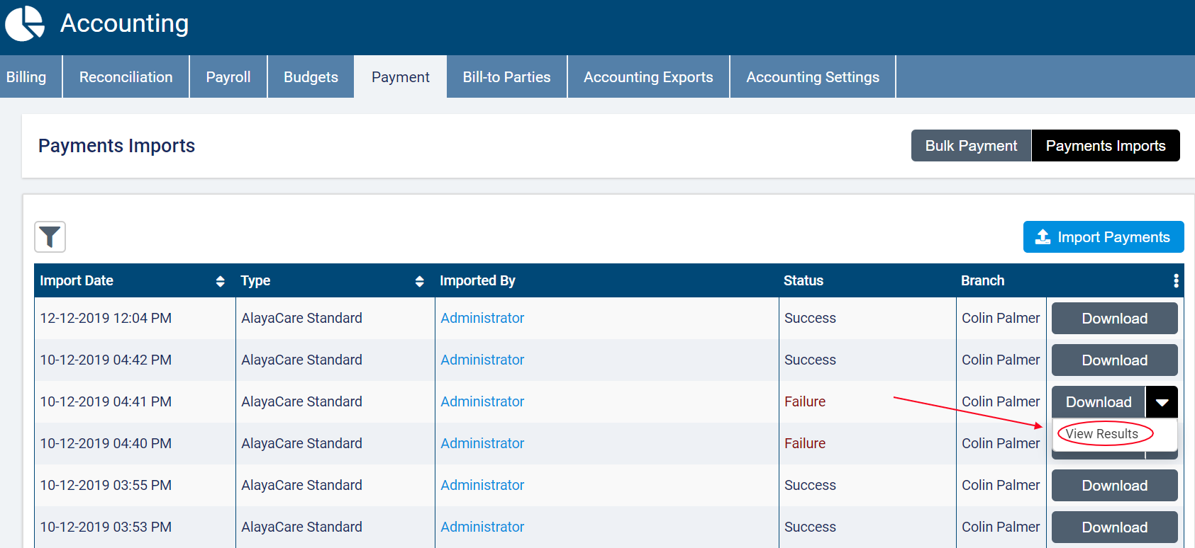 Feature Overview: Payment Imports – AlayaCare