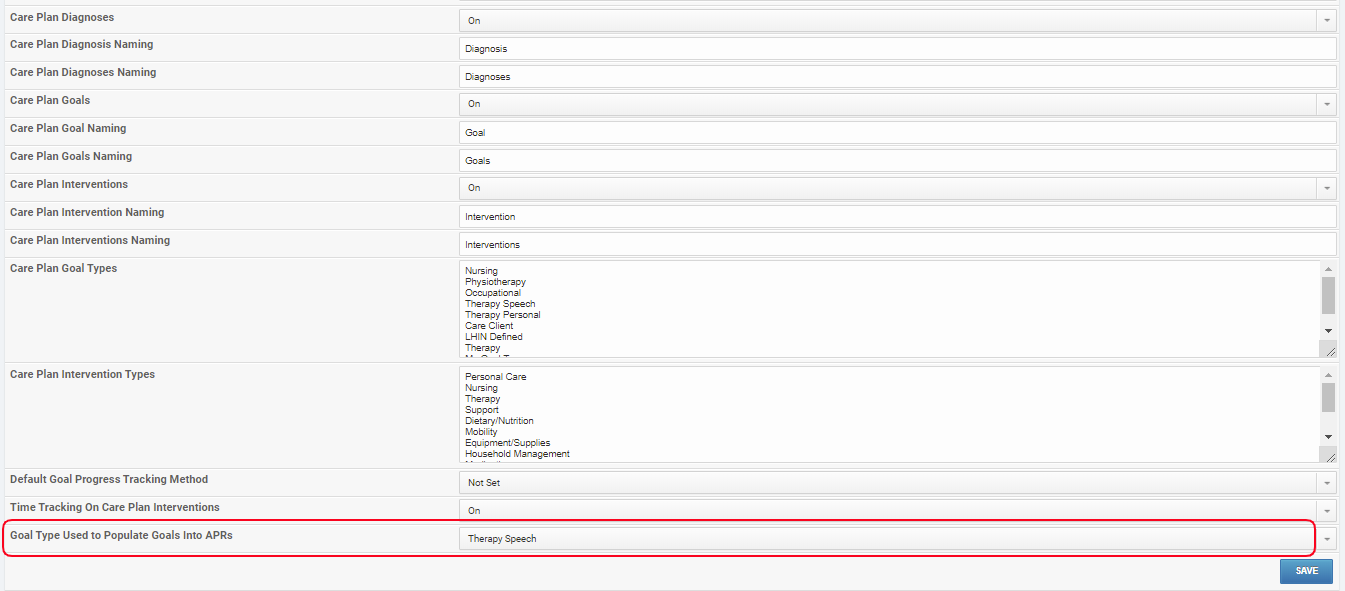 How do care plan goals work with Automated Provider Reports (APRs ...