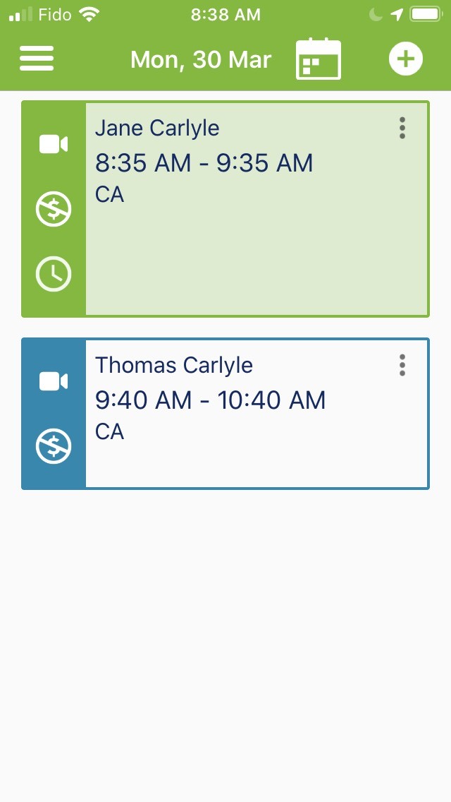 How do I begin/end a virtual visit with a client on mobile? – AlayaCare